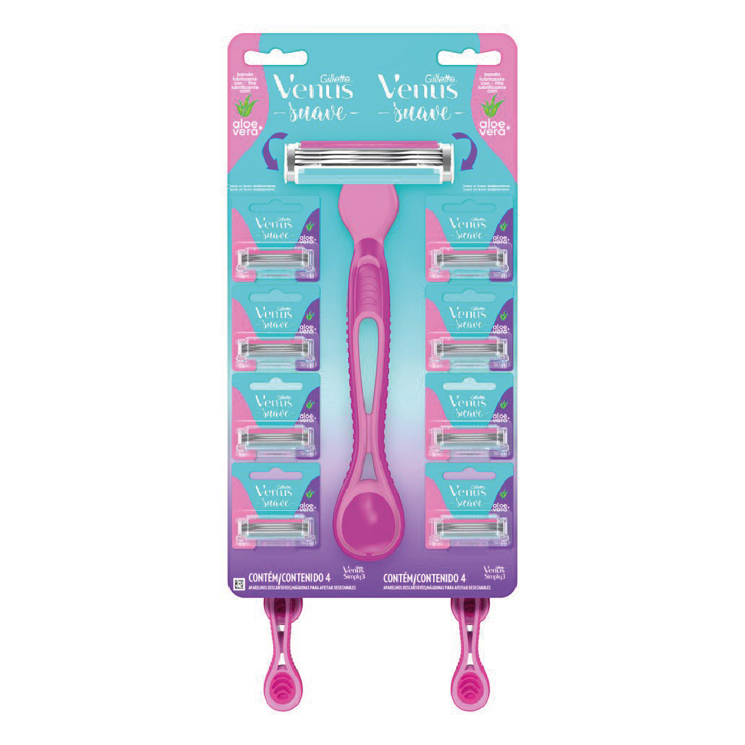 Gillette Venus Simply 3 Afeitadora x 8 Unidades – Jacky