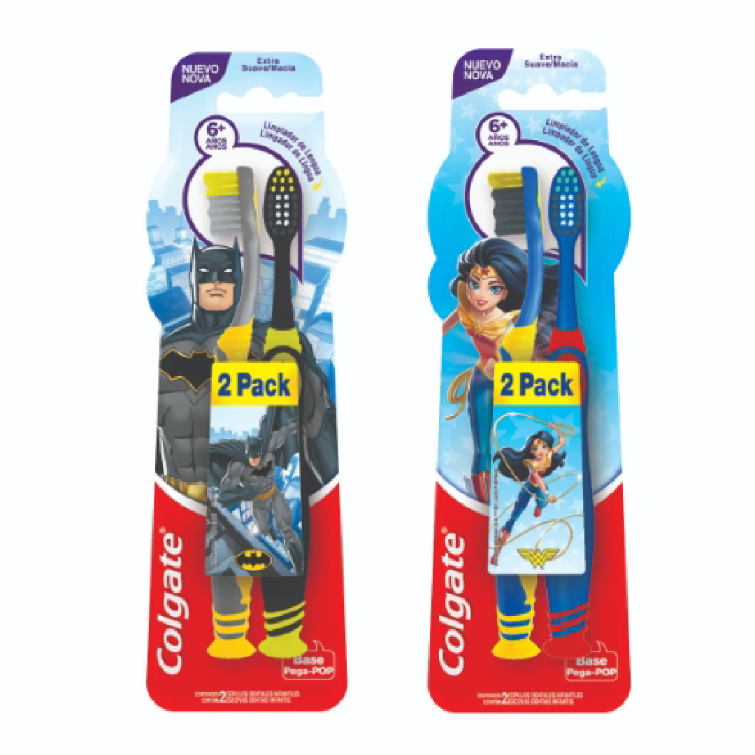 Colgate infantil super heroes base pop x 2 Unidades – Jacky